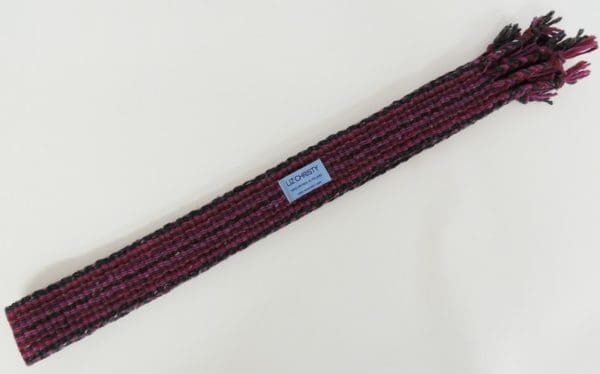 Irish Crios Belt Pink-Grey - Hand-Woven byLiz Christy